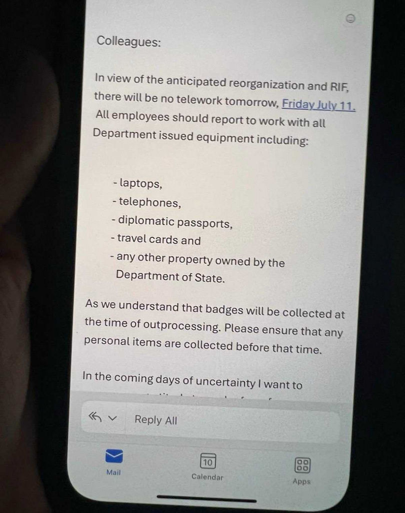 國務院大砍1353人！批評者憂削弱美國全球領導地位 | 國際 | CTWANT