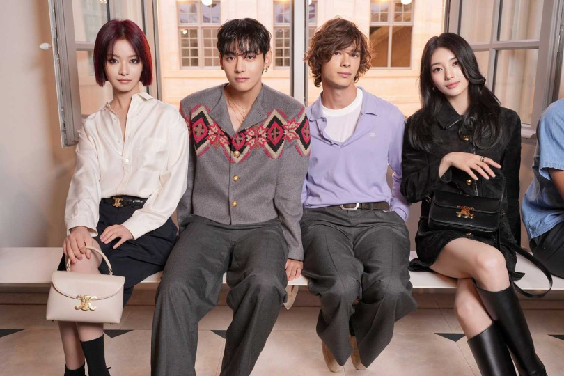 頭排嘉賓帥美到失焦！CELINE 2026春季大秀，金泰亨、朴寶劍、裴秀智、劉詩詩都來了 | 漂亮 | CTWANT