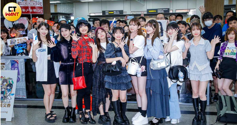 早安少女組。25‘時隔6年訪寶島 吸百名粉絲到場接機 | 娛樂 | CTWANT