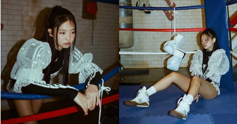 Style like JENNIE！跟著Jennie穿出性感Balletcore：薄紗上衣混搭運動裝…腳踩這雙高筒球鞋、熱賣缺貨必收 | 漂亮 | CTWANT