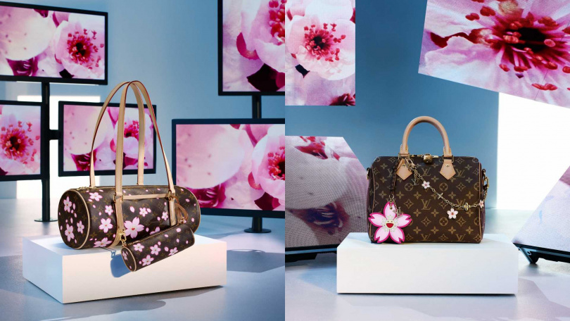 精品老花再升級！Dior推淡藍斜紋老花、小清新氛圍拉滿，LV村上隆聯名、老花結合櫻花超心動 | 漂亮 | CTWANT