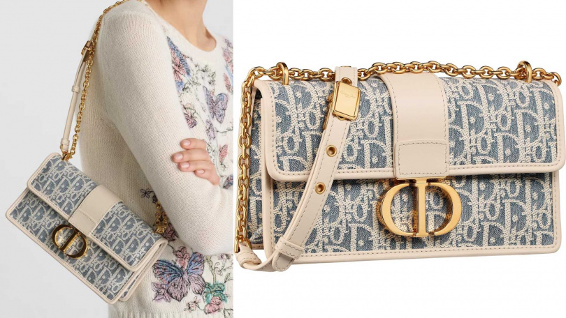 精品老花再升級！Dior推淡藍斜紋老花、小清新氛圍拉滿，LV村上隆聯名、老花結合櫻花超心動 | 漂亮 | CTWANT