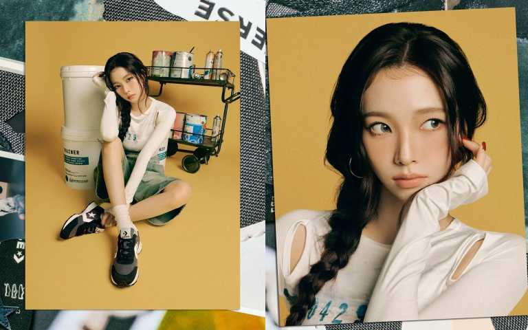 人間AI女神Karina的2025第一彈廣告！攜手Converse演繹復古運動風，Treads脆友狂刷愛心，這次真的時髦爆了！ | 漂亮 | CTWANT