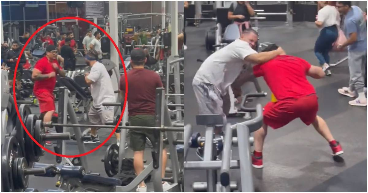 健身房上演拳擊賽！2男揮拳互毆「大戰100秒」 紅白對決全場看傻 | 國際 | CTWANT