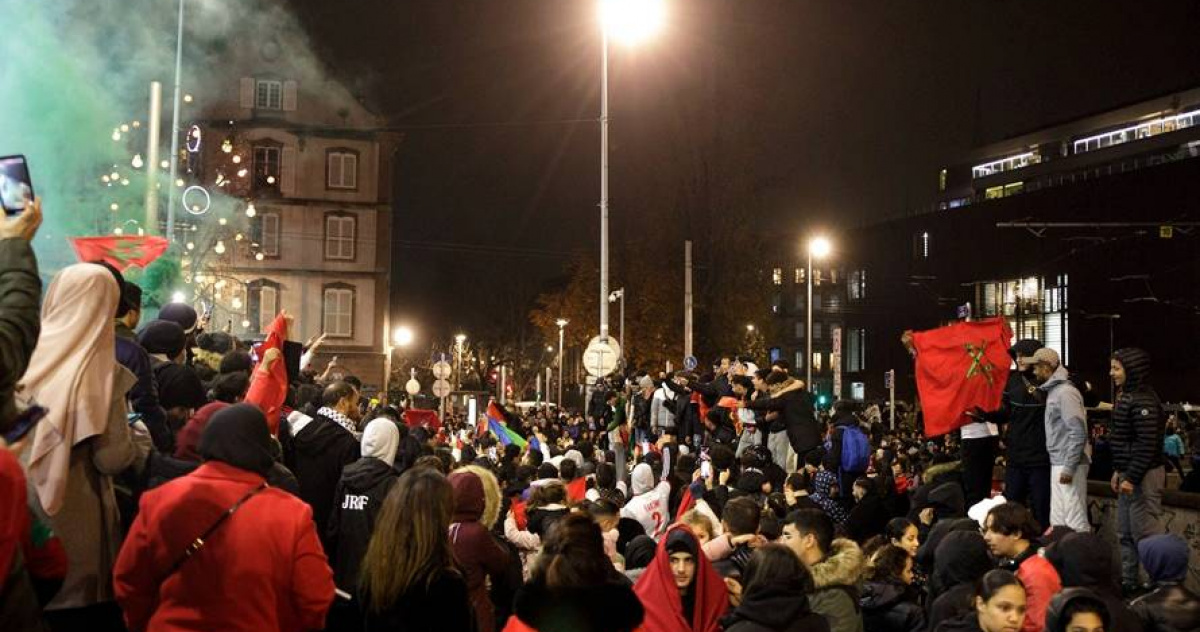 世足／摩洛哥創隊史紀錄挺進8強 球迷在世界各地慶祝卻引發暴動 | 國際 | CTWANT