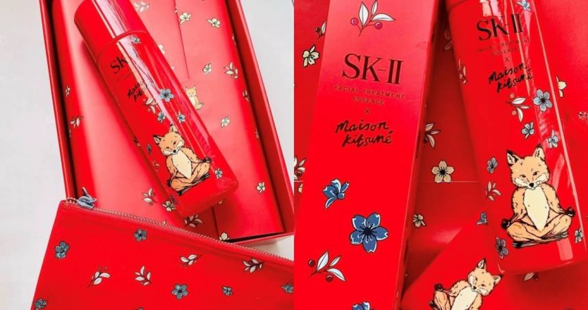 史上最可愛的『青春露』來了！這次SK-II竟然是跟MAISON KITSUNÉ小狐狸合作！果然一開賣就在IG創下洗版熱潮！ | 漂亮 | CTWANT