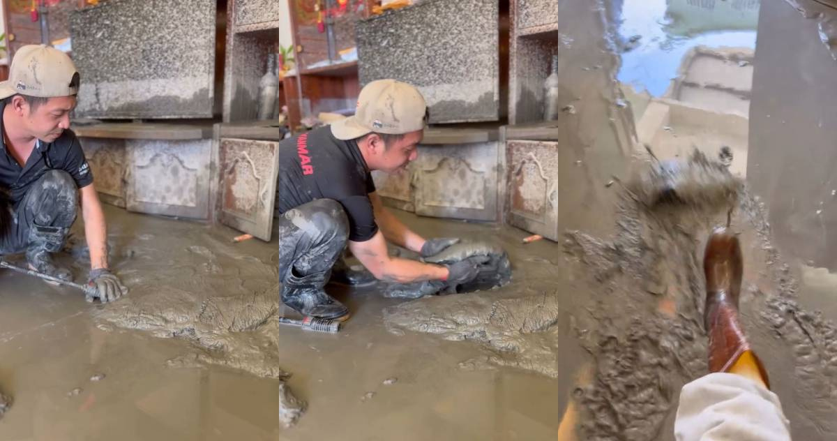 光復鄉淤泥嚴重！他救災5天改用「省力清理法」腳踢泥巴塊 140萬人超驚喜 | 生活 | CTWANT