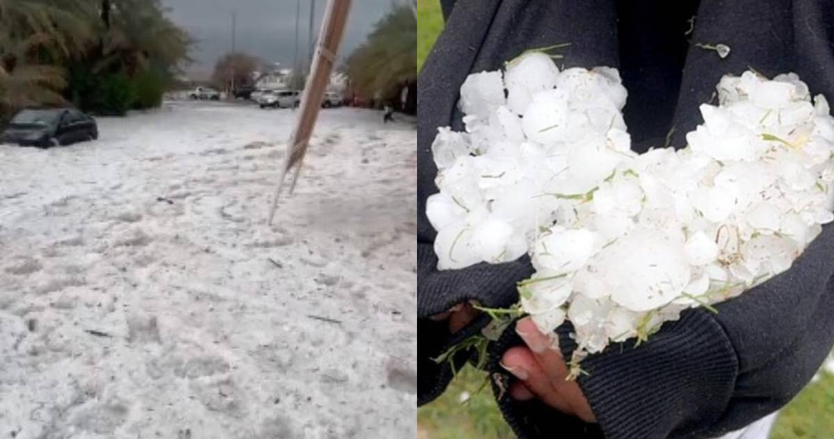 杜拜罕見下「冰雹」！沙國極端氣候引洪水 政府命令民眾遠距辦公 | 國際 | CTWANT