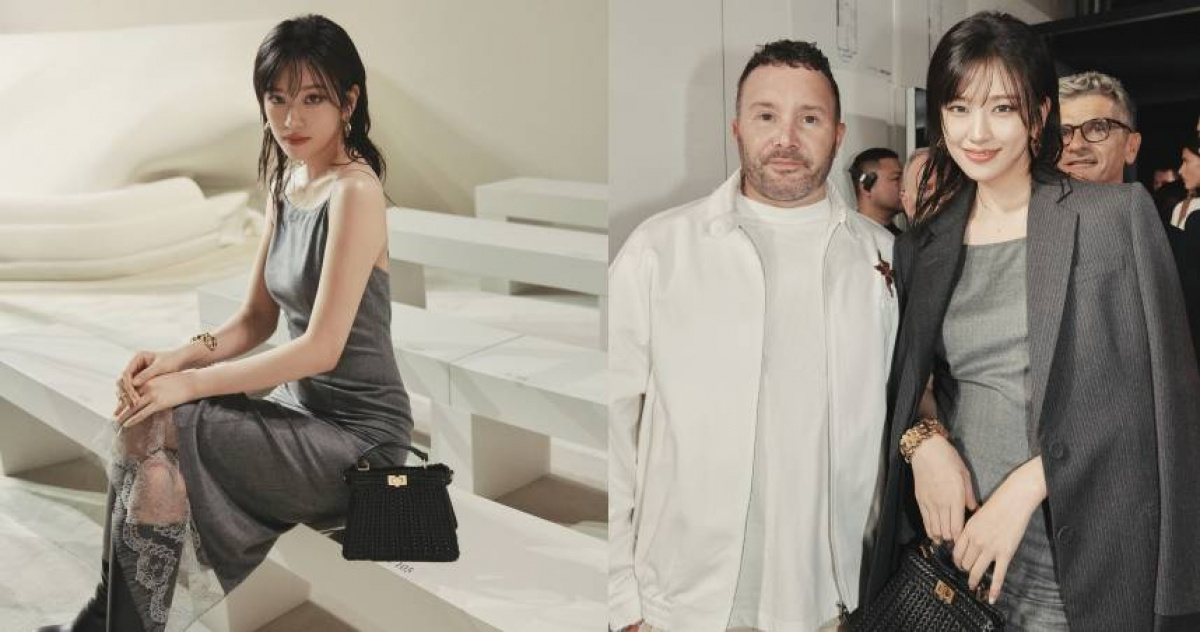 FENDI 2024春夏女裝大秀安俞真是唯一受邀韓國女星！還和女裝總監Kim Jones合照成全場焦點！ | 漂亮 | CTWANT
