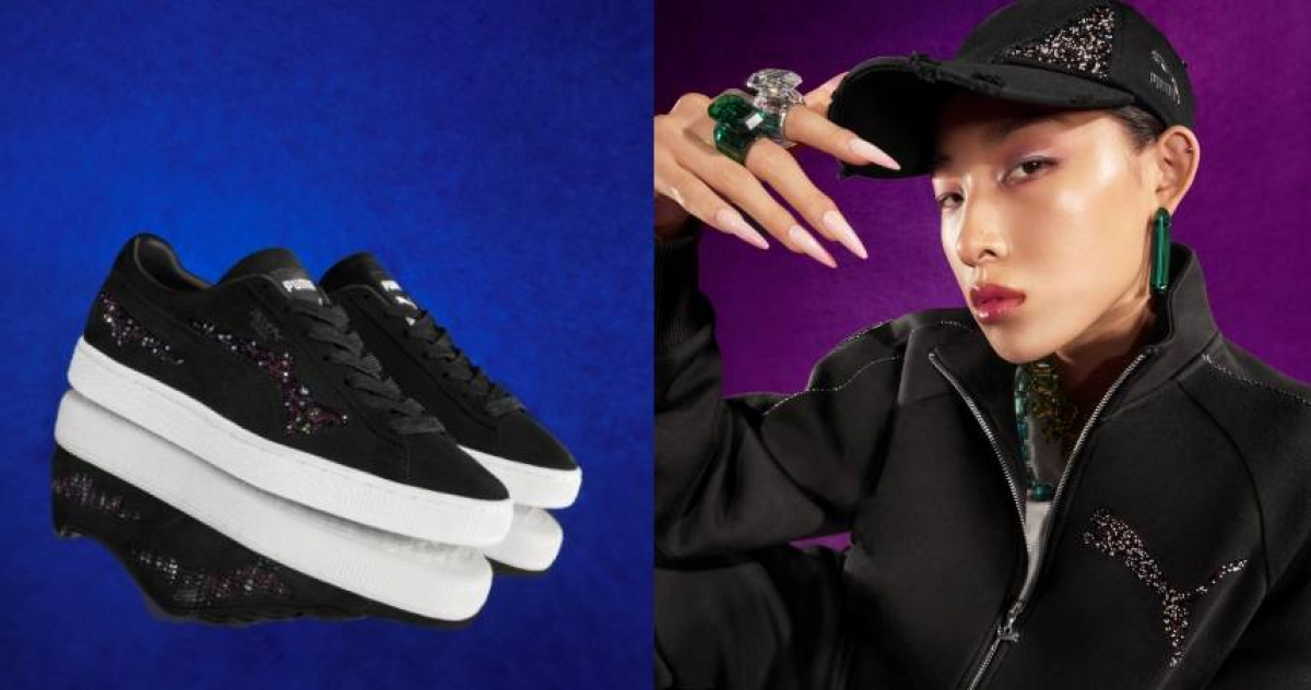 PUMA x Swarovski Crystals奢華水晶系列爆閃登場！穿著閃閃發亮的『SUEDE休閒鞋』、『T7 套裝』去運動也太時髦了吧！ | 漂亮 | CTWANT