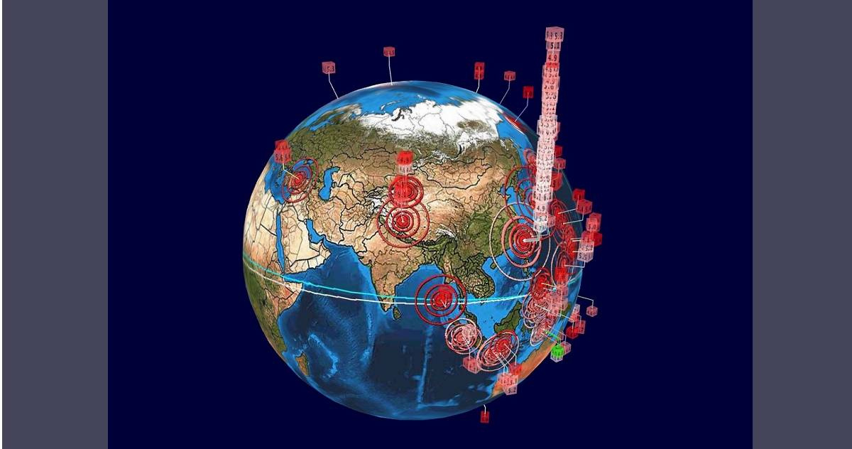 台灣震出杜拜塔！花蓮狂搖1200起 全球地震3D圖驚人畫面曝 | 生活 | CTWANT