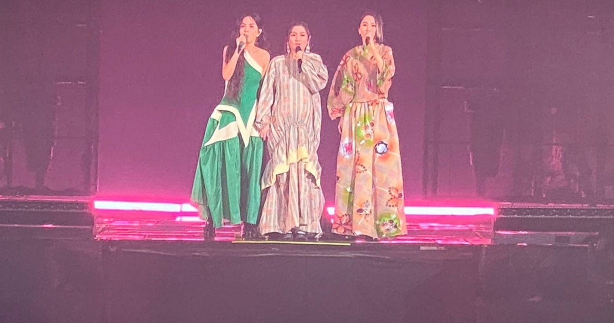 S.H.E合體了！Selina挺孕肚登台 三人溫暖獻唱逼哭粉絲 | 娛樂 | CTWANT