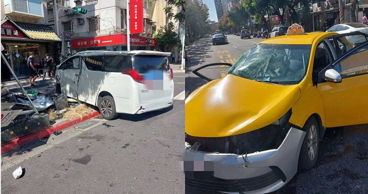 休旅車直衝猛撞左轉計程車！6人受傷急送醫 1男疑右手骨折 | 社會 | CTWANT