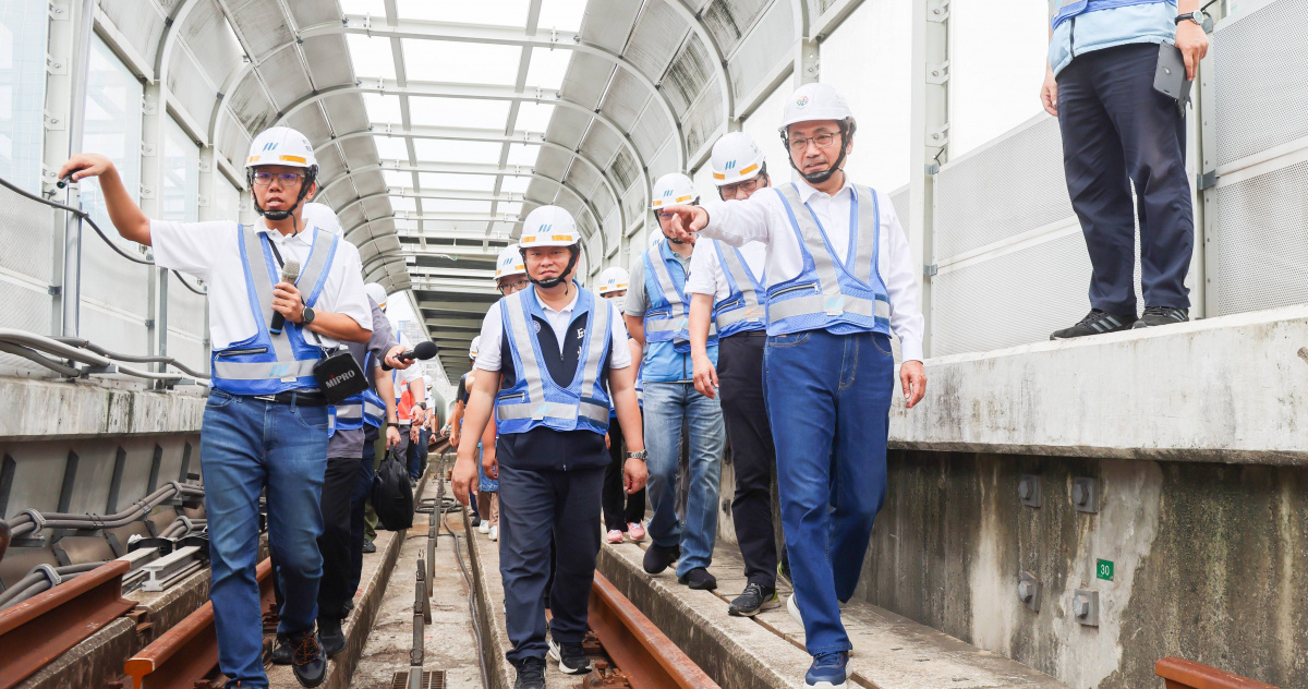 新北環狀線0403強震後位移拚修復 侯友宜：最快年底全線復駛 | 政治 | CTWANT