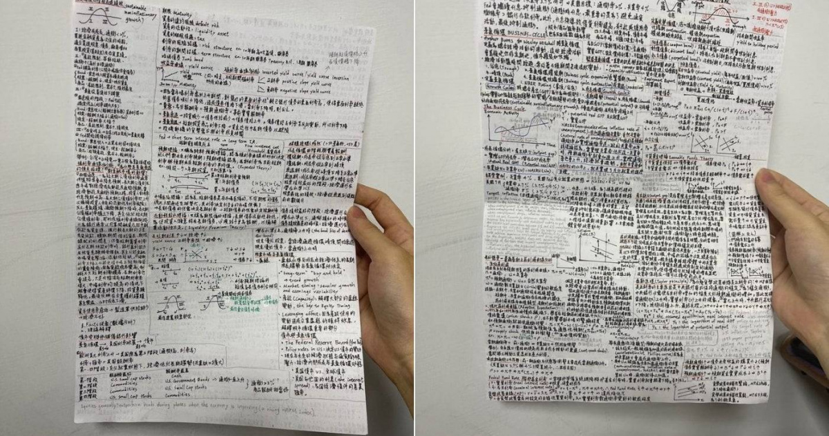 期中考可以帶「1張A4小抄」神人寫滿2面 網揭殘酷現實：沒用 | 生活 | CTWANT