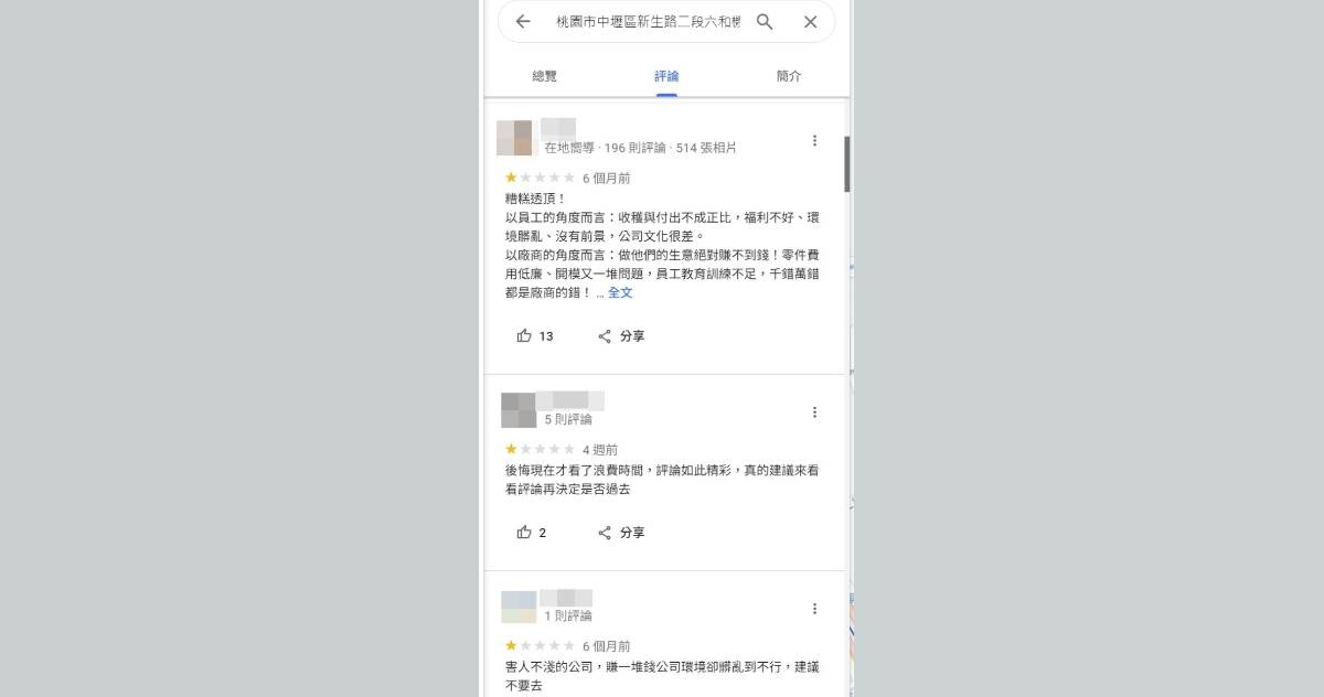 六和老臣猝死2／GOOGLE評論2.1顆星揭血汗內幕 員工：快跑、別來 | 社會 | CTWANT