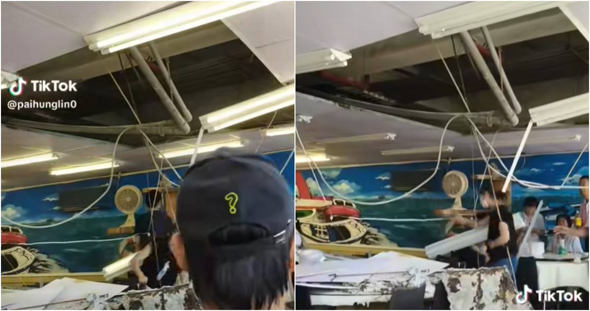 竹圍漁港餐廳午餐時段「天花板崩塌」幸無人傷亡 老闆霸氣宣布：全場免單 | 生活 | CTWANT