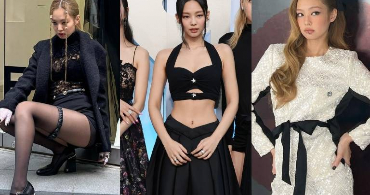 JENNIE露肚裝搭配長裙，視覺身材比例完美拉高5公分！人間香奈兒真的走到哪就性感到哪！ | 漂亮 | CTWANT