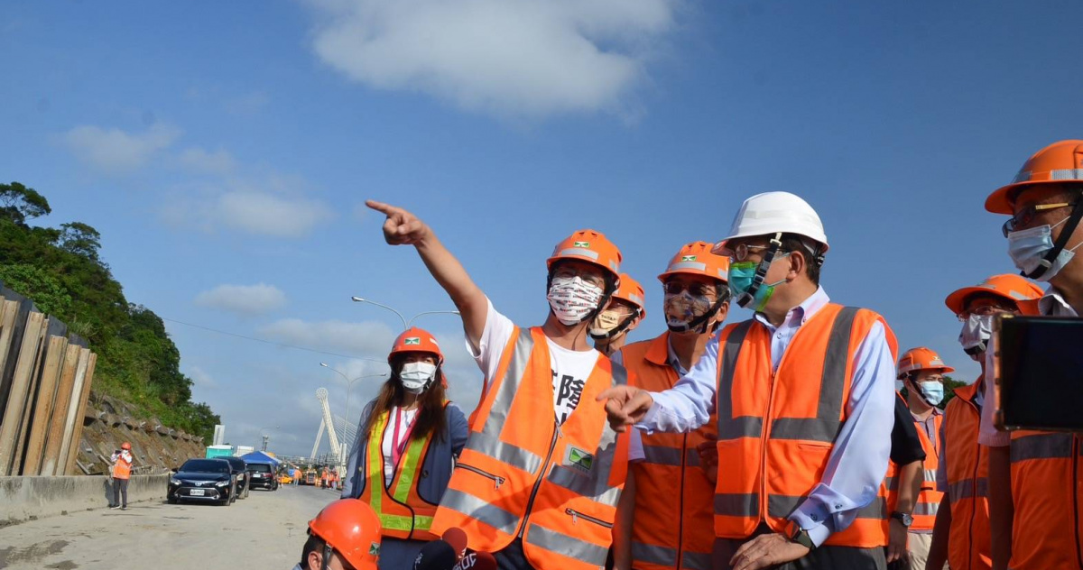 蔡適應4度現勘國1坍方路段 明日6時正常通車 | 政治 | CTWANT