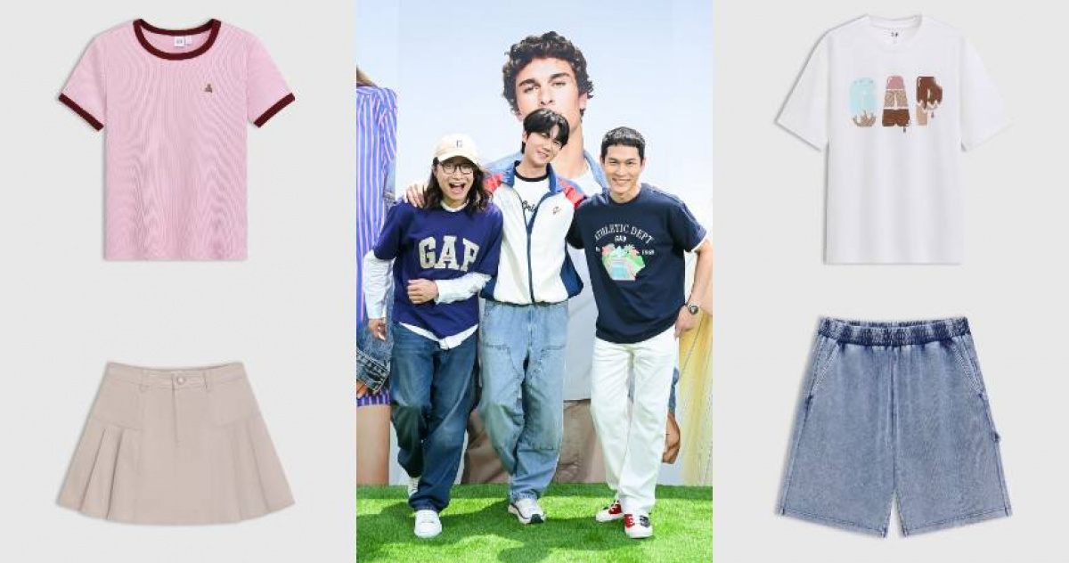 Gap夏日必備單品TOP12搶先看！時髦音樂人宇宙人、陳泳希曬出自在穿搭，美式休閒風get | 漂亮 | CTWANT