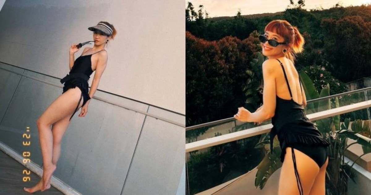 Lulu曬泳衣辣照一轉身網友全驚呆！開高衩又大露背！原來Lulu身材這麼好！ | 漂亮 | CTWANT