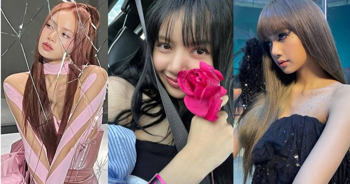 長髮終於流行回來了！LISA一連換橘粉感長髮、到奶綠棕長髮、芝麻黑長髮，美暈趕快留起來！ | 漂亮 | CTWANT