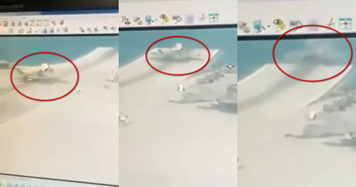 英F-35B戰機還沒起飛就「急速墜海」 飛行員啟動彈射椅逃生畫面曝光 | 國際 | CTWANT