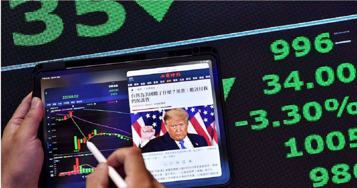 美科技股重挫台股開盤狂摔588點 台積電1日陷千元保衛戰 | 財經 | CTWANT