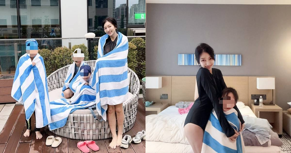 阿翔女兒飯店泳池「倒頭栽摔水裡」泳圈卡住溺水！ Grace急跳水救人 | 娛樂 | CTWANT