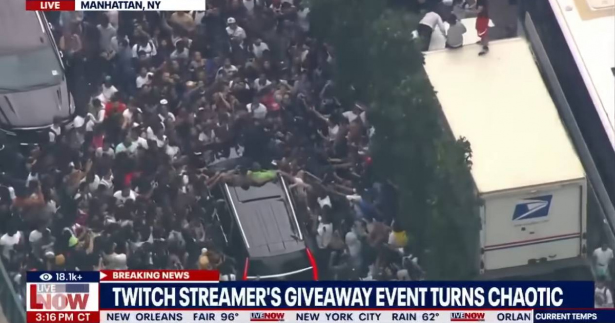 「免費送300台PS5」引發粉絲暴動 Twitch實況主被控煽動騷亂、非法集會 | 國際 | CTWANT