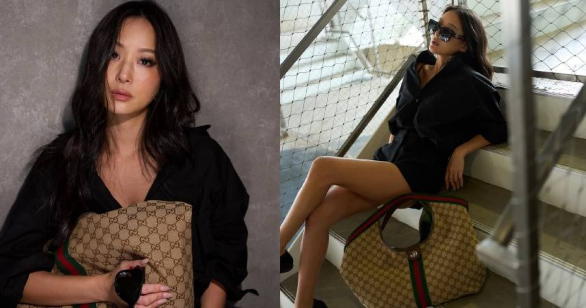 孫芸芸「腿精名媛」辣炸全網！一身黑短褲＋Gucci Giglio大包霸氣出場 網讚：名媛腿攻擊 | 漂亮 | CTWANT
