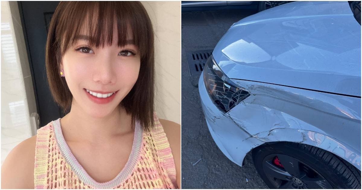 車停巷口遭「水泥預拌車衝撞」！大牙曝慘照：連門都打不開 | 娛樂 | CTWANT