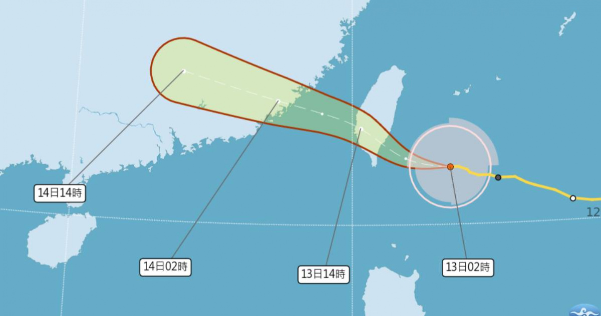 楊柳颱風搖滾時段在白天！中午前後登陸台東帶「毀滅性」強陣風 | 生活 | CTWANT