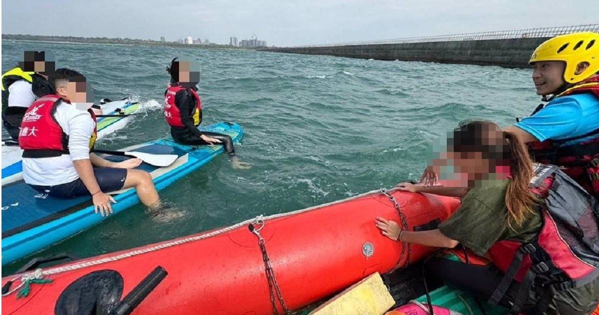 台南16名科大生玩SUP體力不支困海上 遇大風浪「滑得出去回不來」 | 社會 | CTWANT