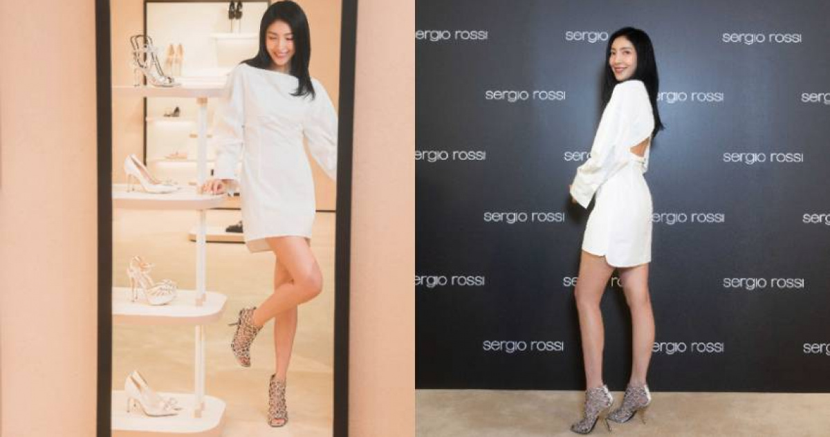 《影后》楊謹華愛鞋成痴！穿上義大利鞋王Sergio Rossi超閃踝靴、大秀美腿，自曝挑鞋首重這件事 | 漂亮 | CTWANT