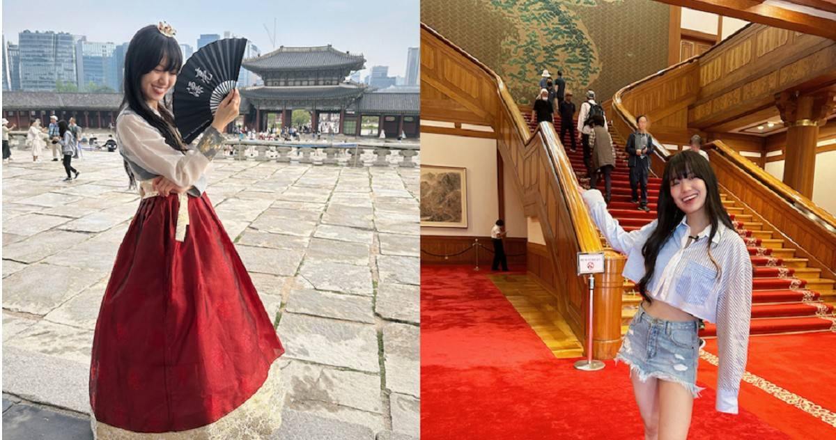 孫盛希漫步首爾玩樂家鄉 模仿偶像IU拍照留念 | 娛樂 | CTWANT