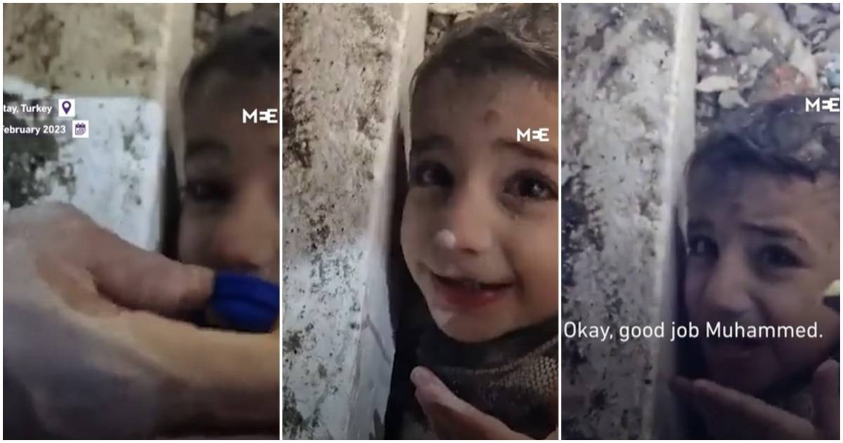 廢墟中度過44小時獲救 2歲童不哭不鬧「喝水露微笑」 | 國際 | CTWANT