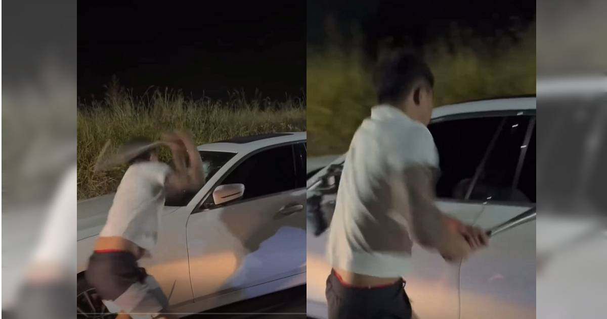 南部街頭球棒怒砸BMW！ 男子火力不足被網友狂酸「猴子式破壞」 | 社會 | CTWANT