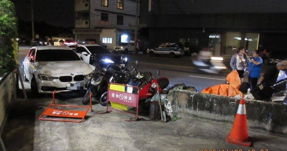 開車開到睡著！台中女「保齡球式衝撞」 BMW加13台機車全遭殃 | 社會 | CTWANT