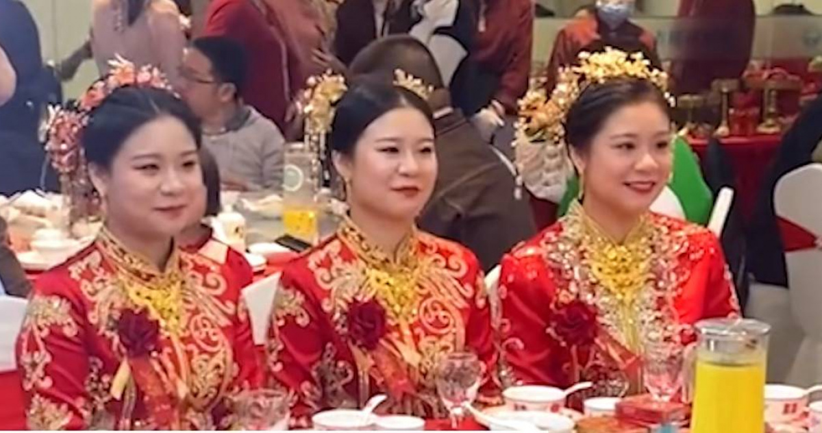 三胞胎姊妹同天出嫁 婚宴辦60桌「只收1份禮金」 | 國際 | CTWANT
