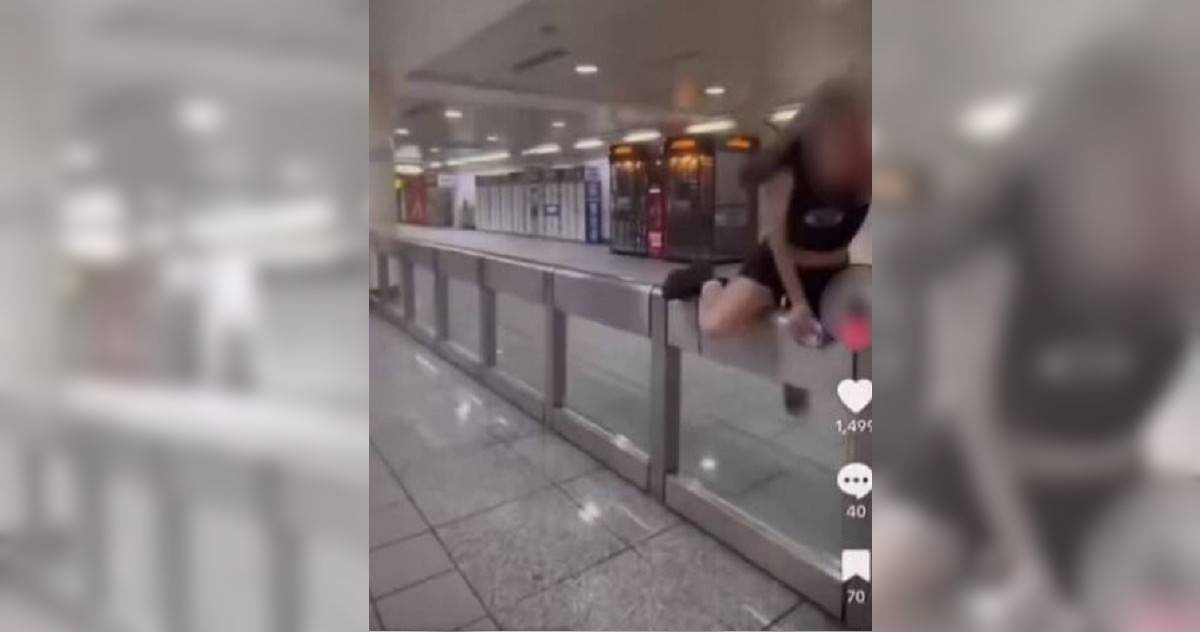 白目的代價！國一女翻圍欄進捷運站還傳抖音 北捷罰50倍票價加1500元 | 社會 | CTWANT