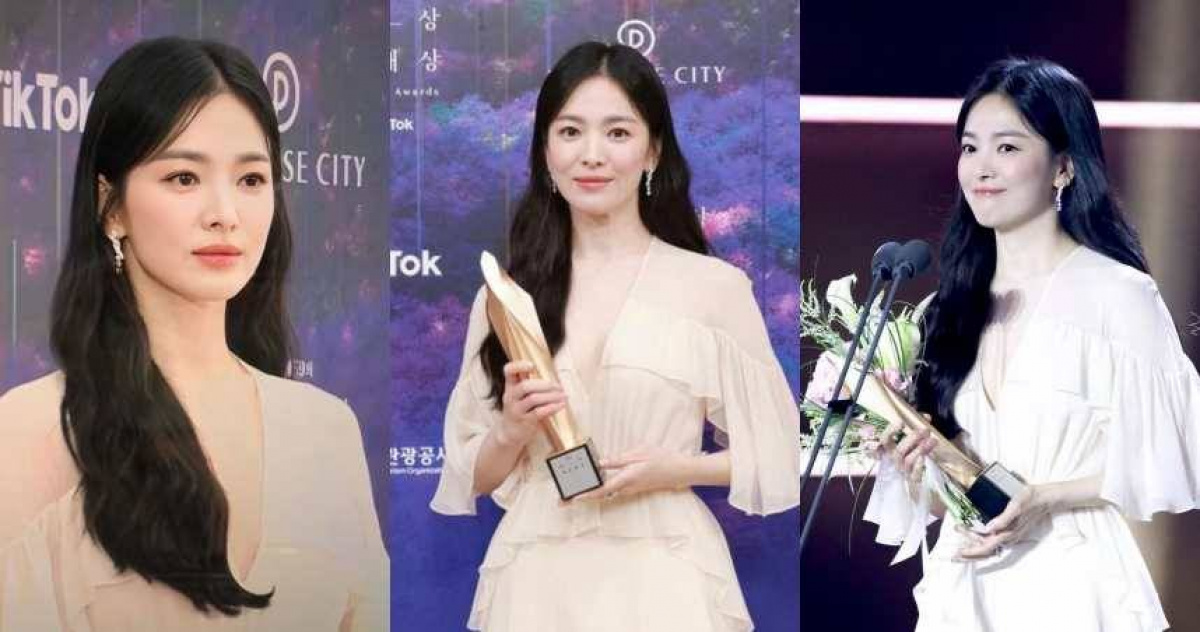 宋慧喬演了27年終於靠《黑暗榮耀》封后！41歲在百想藝術大賞上卻看起來超凍齡，全場最美！ | 漂亮 | CTWANT