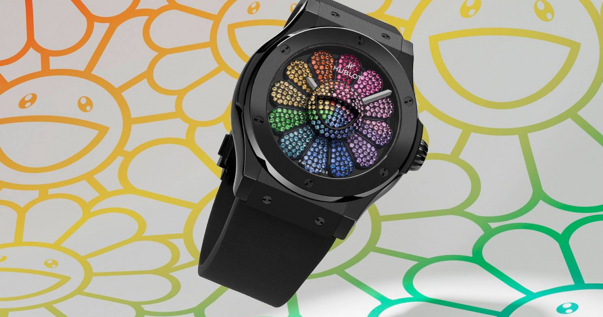 村上隆的微笑小花來了~~攜手宇舶錶啟動藝術計畫，推出聯名腕錶及NFT數位藝術作品 | 漂亮 | CTWANT