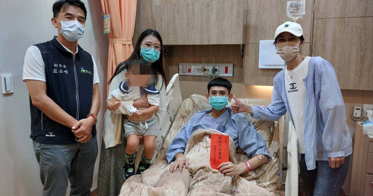 幻象機失事飛官謝沛勳出院了！住院治療3天恢復健康 返家與家人過中秋 | 社會 | CTWANT