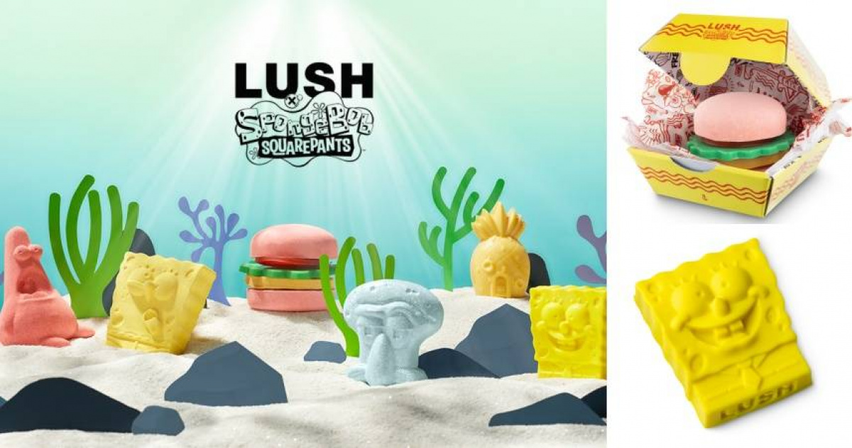 LUSH X 海綿寶寶限定聯名系列上市！全系列6品項超環保捍衛海洋！ | 漂亮 | CTWANT