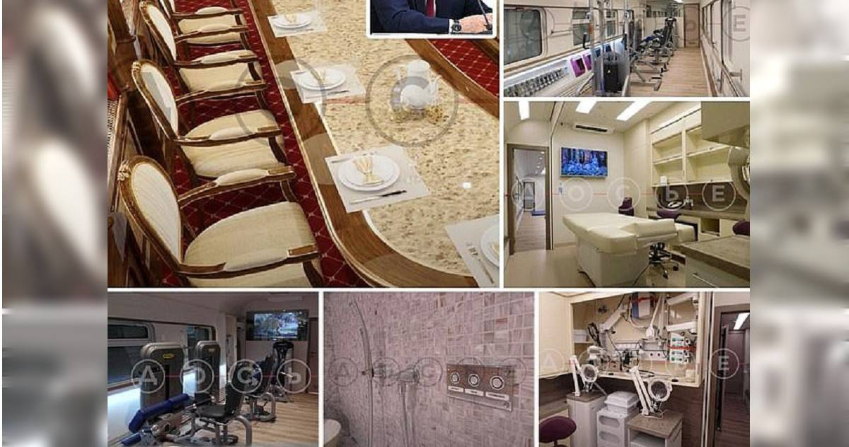 普丁私人奢華火車內裝曝光 健身房、SPA一應俱全 | 國際 | CTWANT