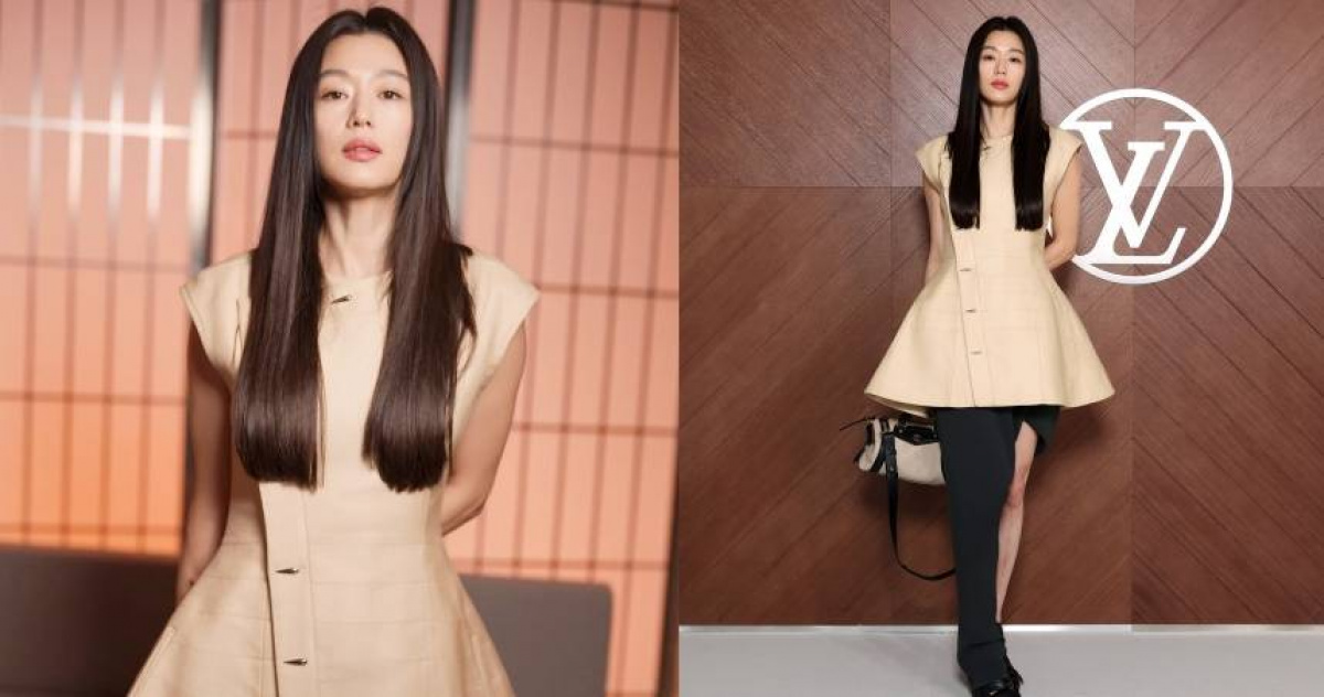 全智賢巴黎時裝周「凍齡神顏」掀熱議！女神級「冷萃黑長髮」＋「LV高定穿搭」網讚：完全沒變！ | 漂亮 | CTWANT