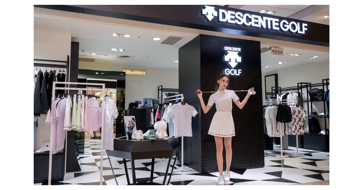 高爾夫時尚機能穿搭風氣崛起 DESCENTE GOLF強勢進駐北市百貨一級戰區 | 生活 | CTWANT