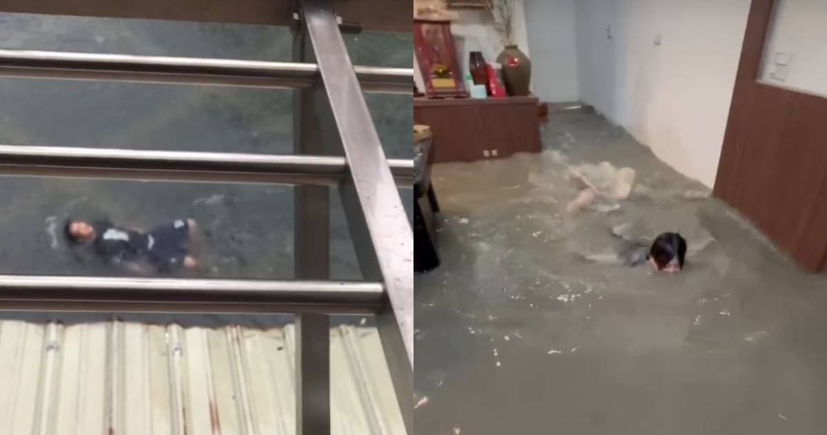 街道淹水游泳「堪比舔馬桶」！醫警告恐感染 網嚇傻：漏電更可怕 | 生活 | CTWANT