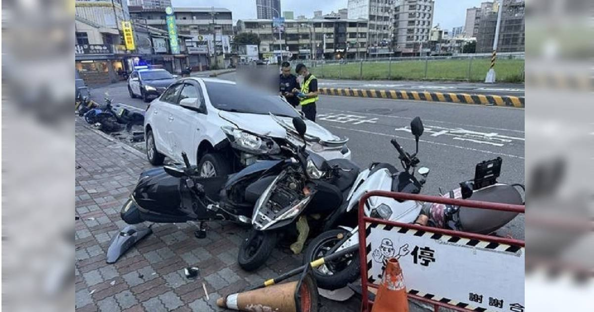 深夜女駕凌晨猛撞7機車！ 酒測爆表1.45竟稱剛下班 | 社會 | CTWANT